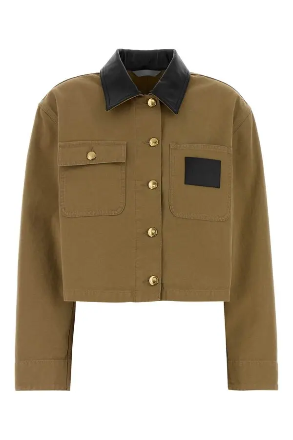 Balenciaga Khaki Canvas Utility Jacket