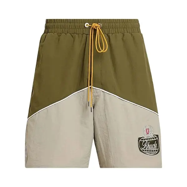 Rhude Desert Racing Track Short 'olive/grey