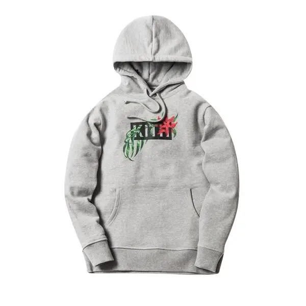 Kith In Bloom Classic Logo Hoodie 'heather