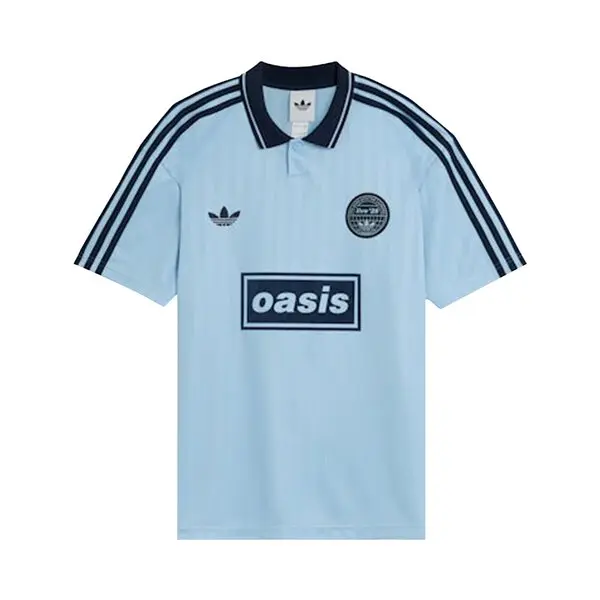Adidas X Oasis Tour Jacquard Jersey 'clear Sky