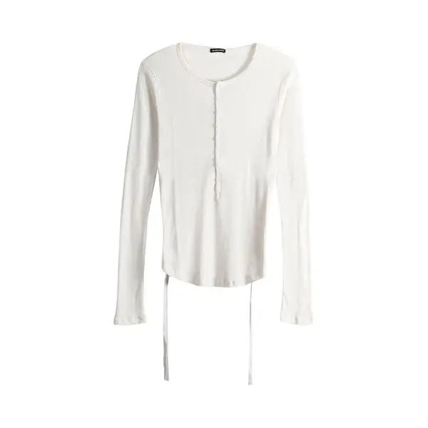 ANN DEMEULEMEESTER Hamar Wrinkled Serafino Top