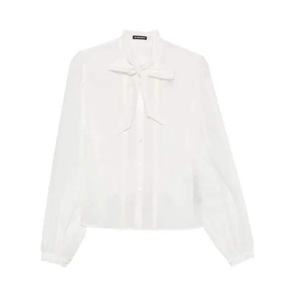 ANN DEMEULEMEESTER Carina Bow Tie Shirt