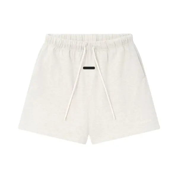 Fear Of God Classic Heavy Jersey Short 'oatmeal Heather - Cream