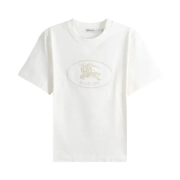 Burberry Frankie Vlvt Ks Tops 'chalk