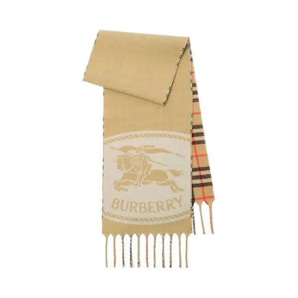 Burberry Mu Knight St To Chck Scarves 'sand