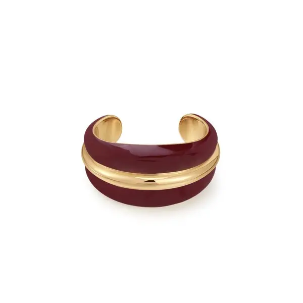 RETRO CHIC Red / Gold Ostuni Red Bangle