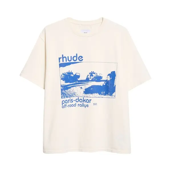 Rhude Trail Of Dust Tee 'vintage /blue