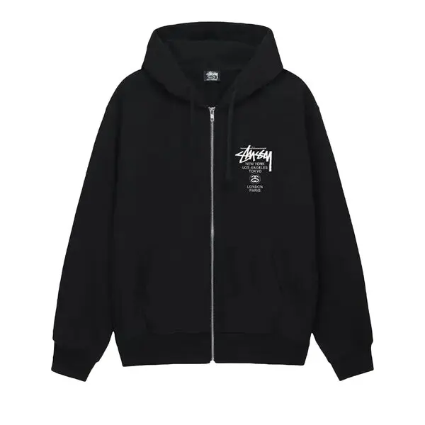 StÜssy World Tour Zip Hood