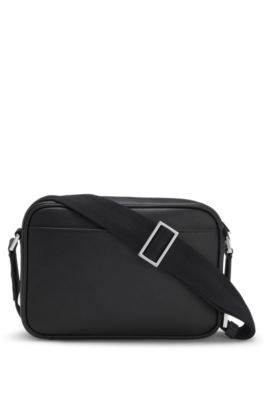 BOSS Crossbody Bag With Silver-tone Logo Lettering