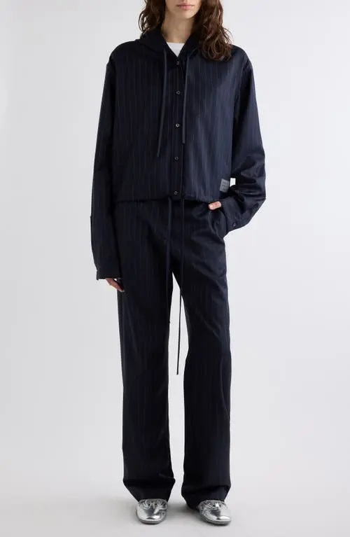 Acne Studios Pyxano Wide Leg Wool Pants