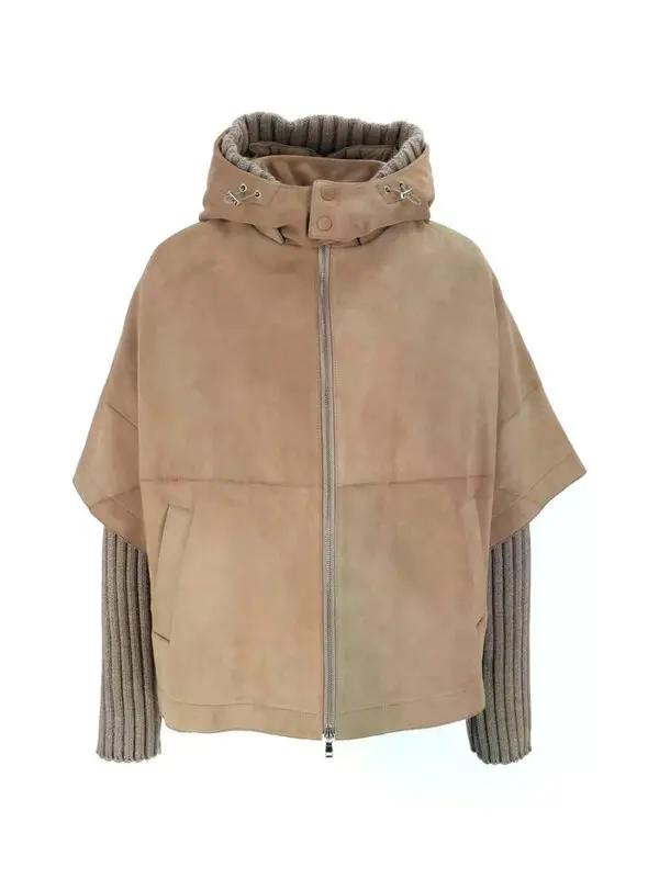 BULLY Hooded Suede Jacket