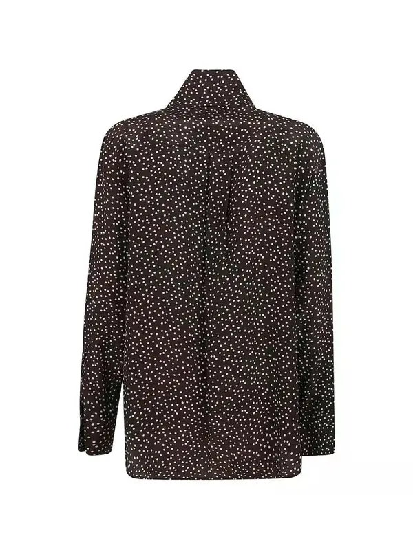 P.a.r.o.s.h Polka-dot Pussy-bow Blouse