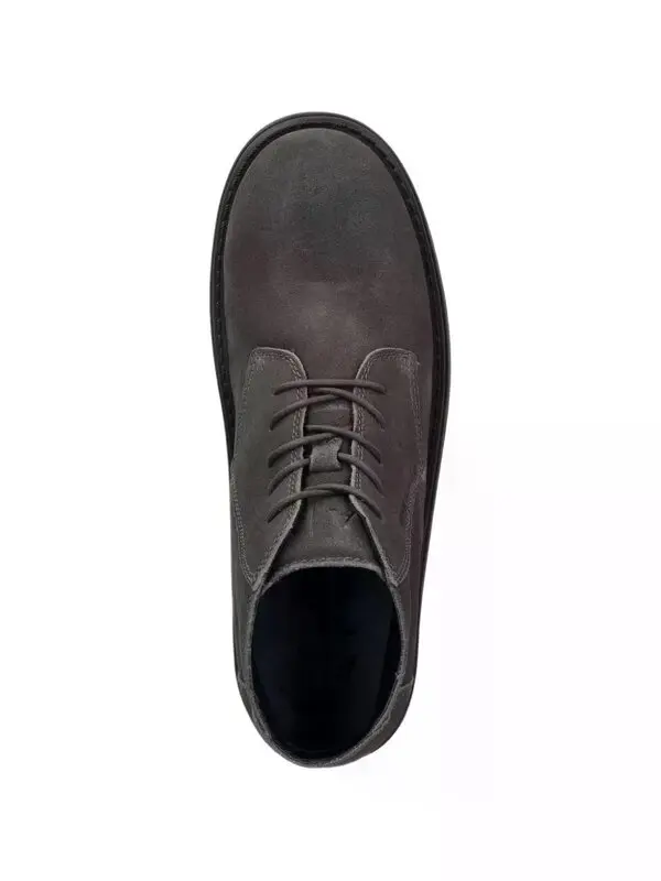 Armani Exchange Suede Lace-up Boots