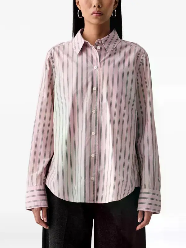 Marc O'polo Vertical-stripe Shirt - Pink