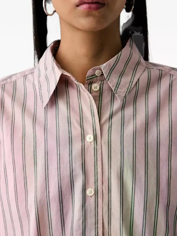 Marc O'polo Vertical-stripe Shirt - Pink