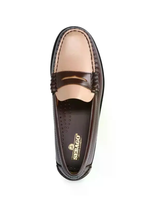 SEBAGO Two-tone Penny Loafers - Brown