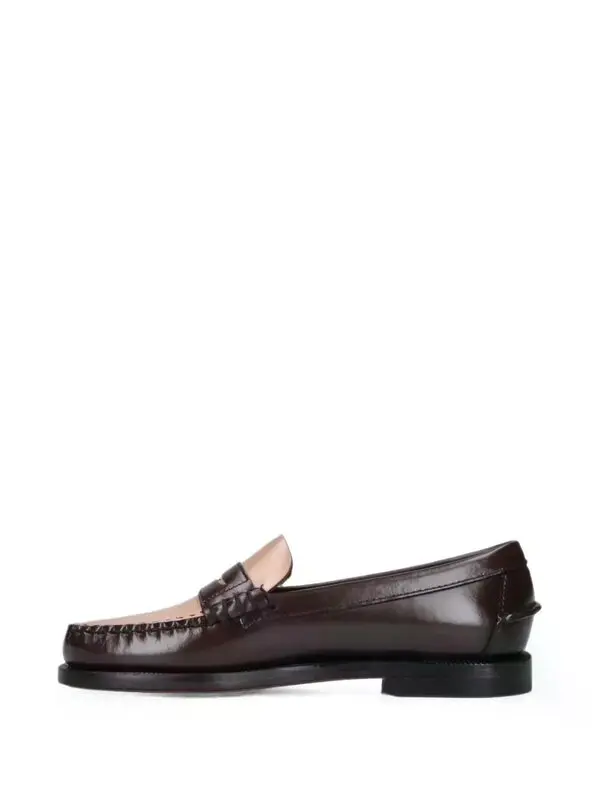 SEBAGO Two-tone Penny Loafers - Brown