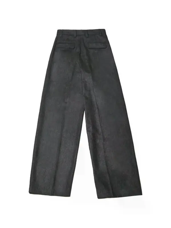 THELATEST Pressed-crease Wide-leg Trousers