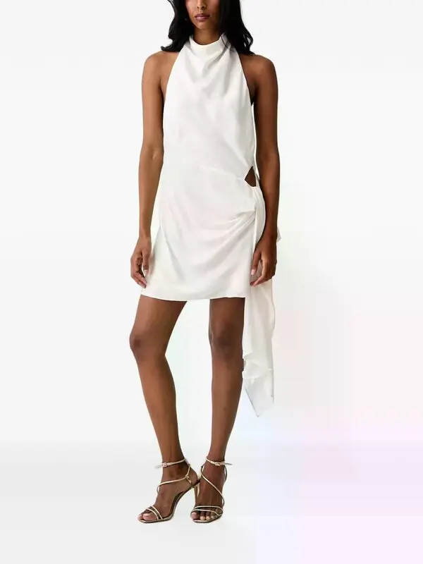 Bardot Katia Halterneck Draped Mini Dress