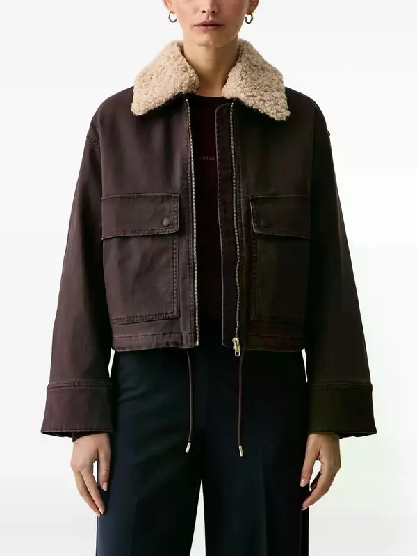 Marc O'polo Shearling-collar Pocket-detail Jacket