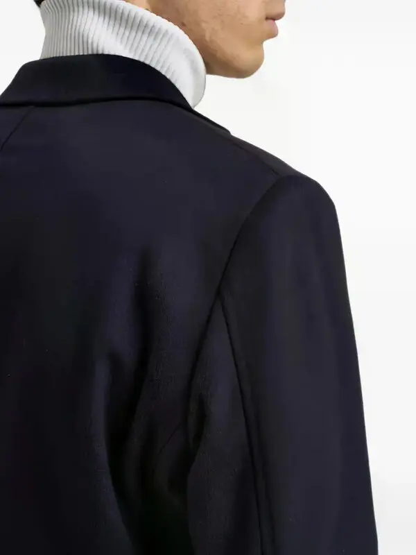 BRERAS MILANO Single-breasted Notched-lapels Coat