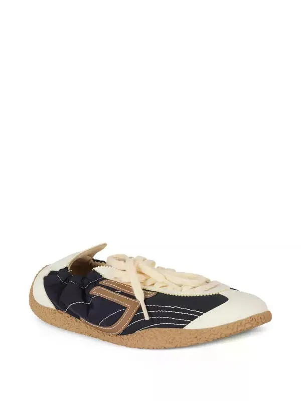 PURAAI 9.01 Corsa Round-toe Low-top Sneakers - Blue