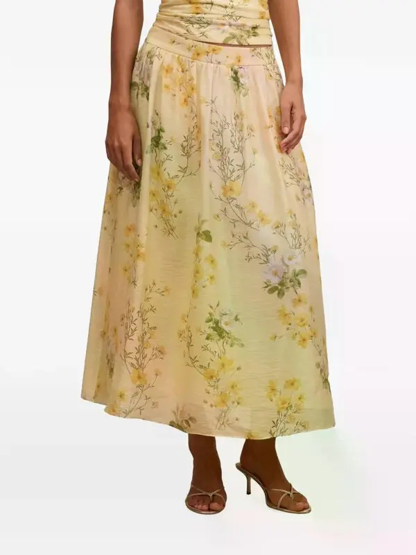 EVER NEW Palmer Pleated Maxi Skirt