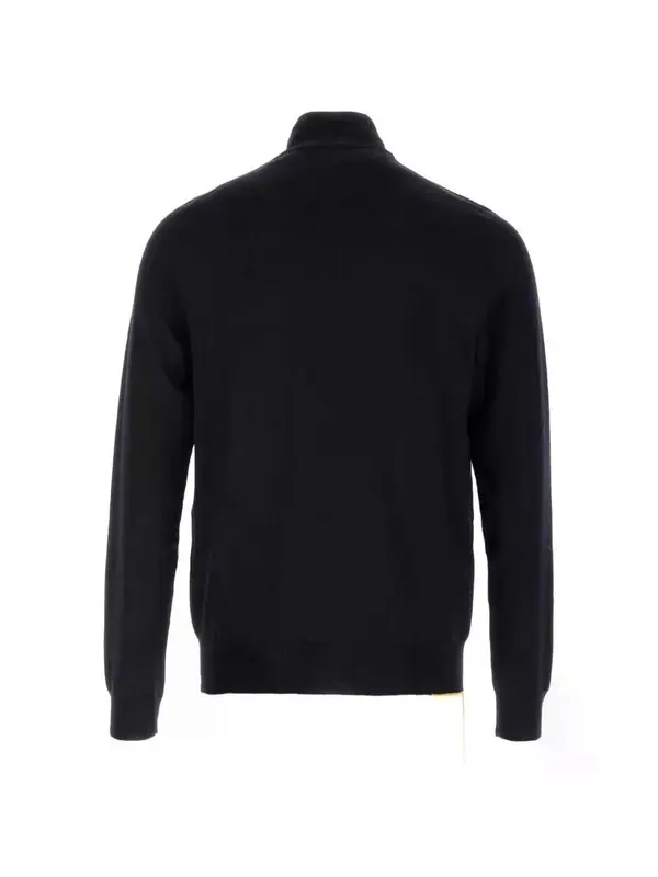 Fendi Zip-up Wool Cardigan