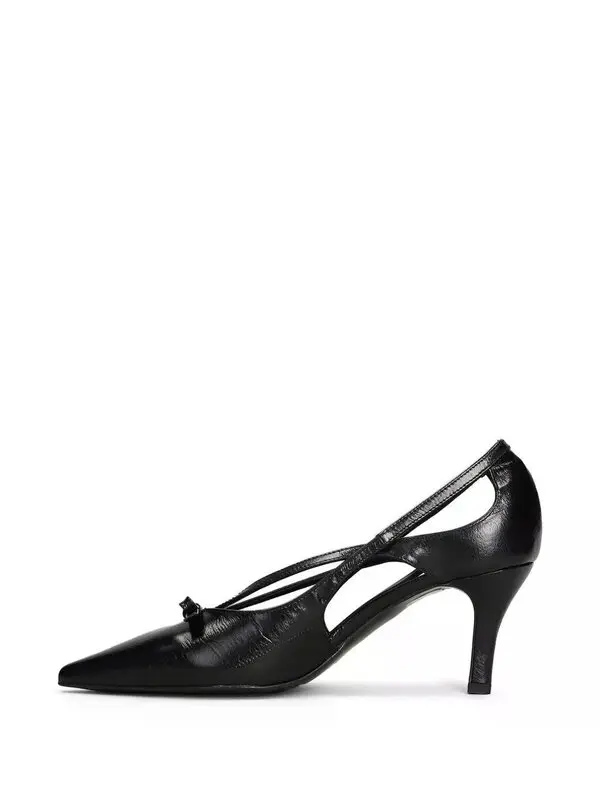 BIANCADI Bow-detail Cutout Pumps