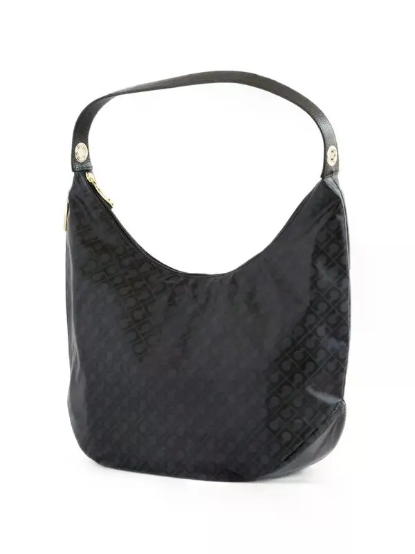 GHERARDINI Logo-pattern Curved Shoulder Bag