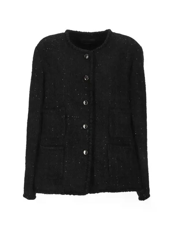 THELAURENT Sequin-embellished Bouclé Jacket