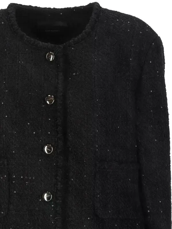 THELAURENT Sequin-embellished Bouclé Jacket