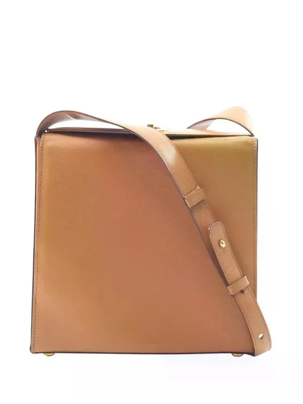 Celine 2006 Leather Turnlock Crossbody Bag