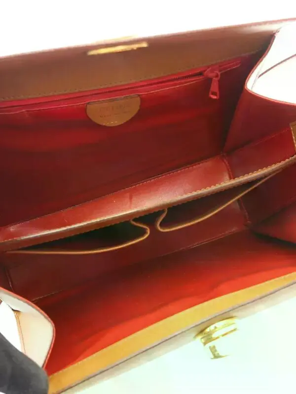 Celine 2006 Leather Turnlock Crossbody Bag