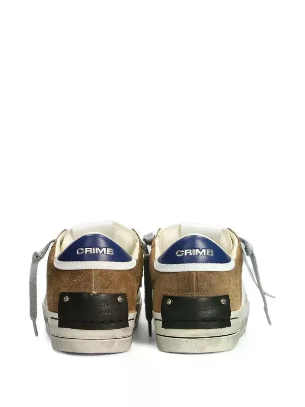 CRIME LONDON Sk8 Deluxe Panelled Sneakers