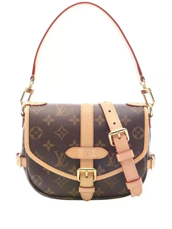 LOUIS VUITTON 2000-2026 Monogram Saumur Bb Satchel