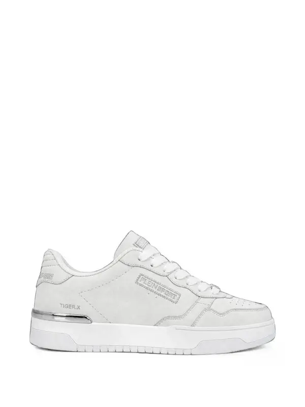 PLEIN SPORT Nabuk Low-top Sneakers - White