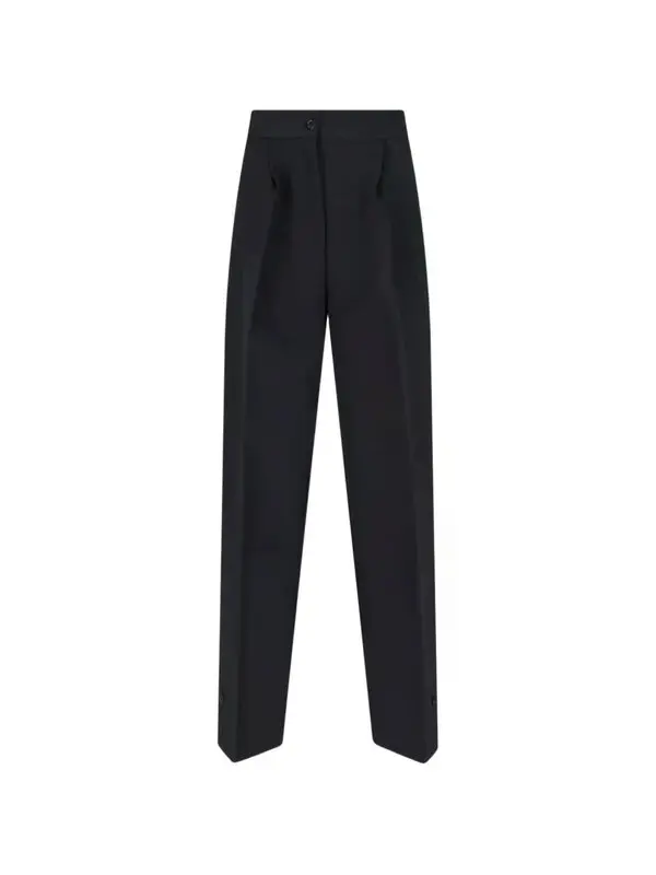 THE FRANKIE SHOP Doyer Pleated Trousers - Black