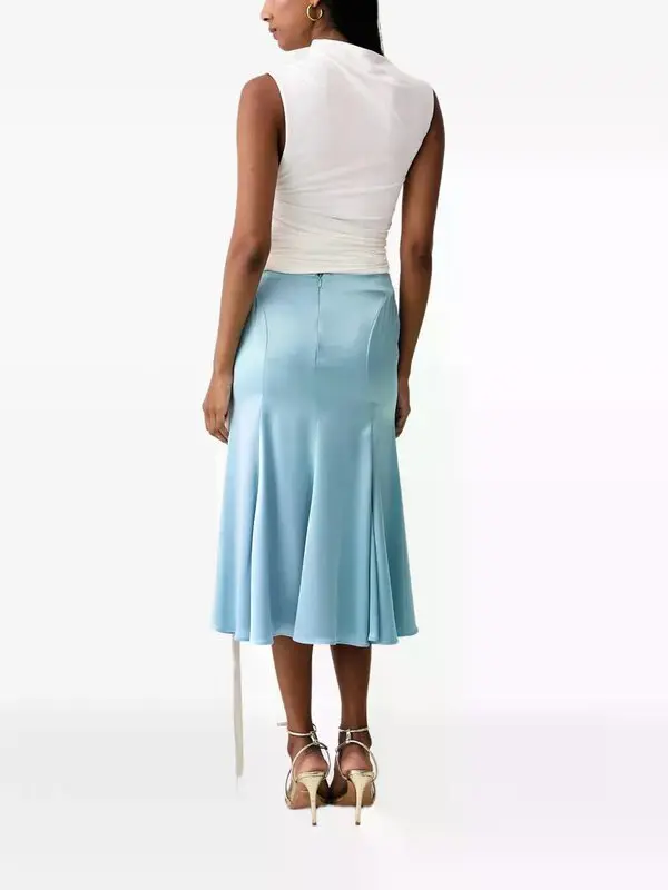 Bardot Ruched Tie-waist Top