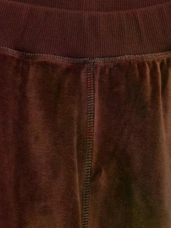 BASERANGE Velvet Elasticated-waistband Trousers