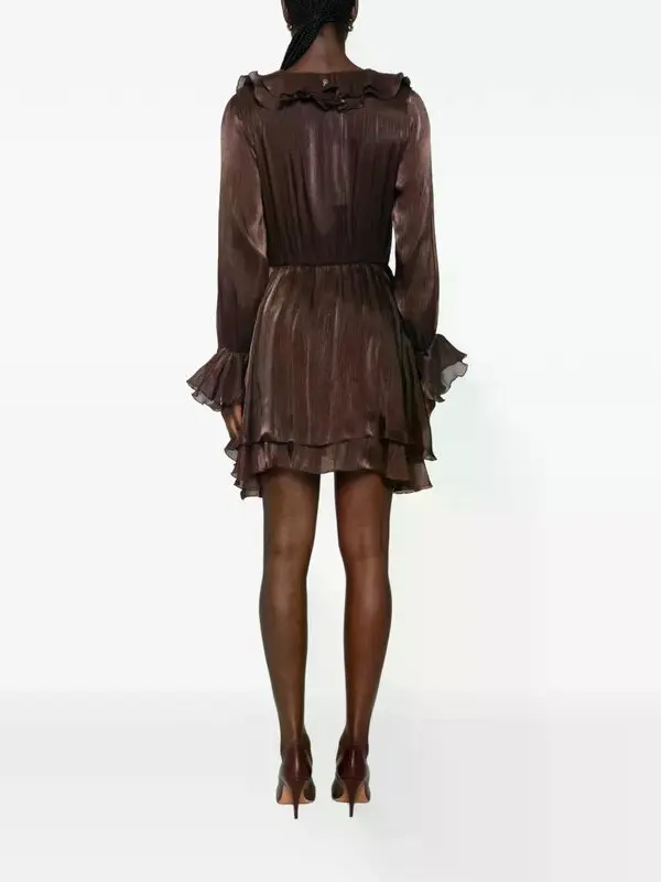 PHILIA LOFT Ruffled Tiered Mini Dress