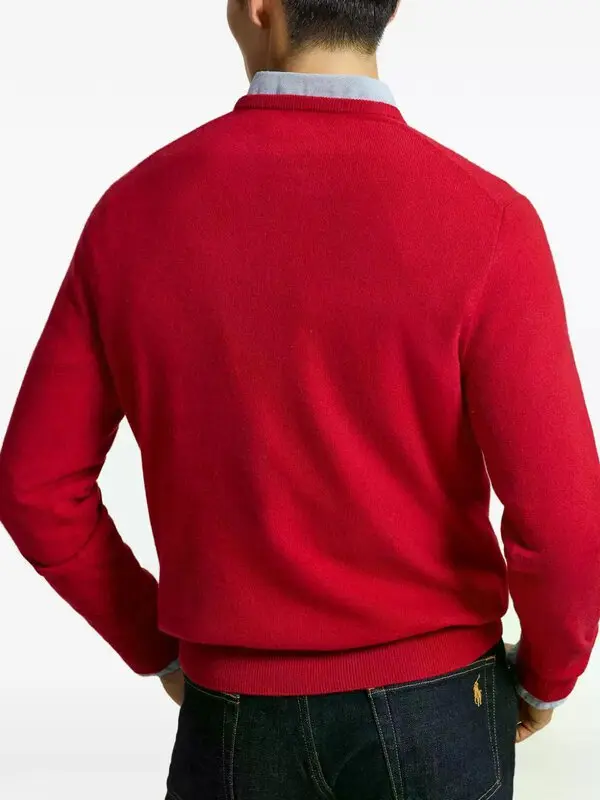 Polo Ralph Lauren Embroidered-pony Wool Sweater