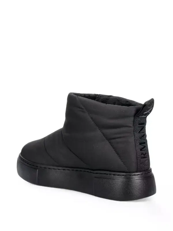 Armani Exchange Quilted Logo-print Boots