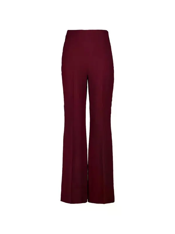 Roland Mouret Wide-leg Silk-blend Trousers - Red