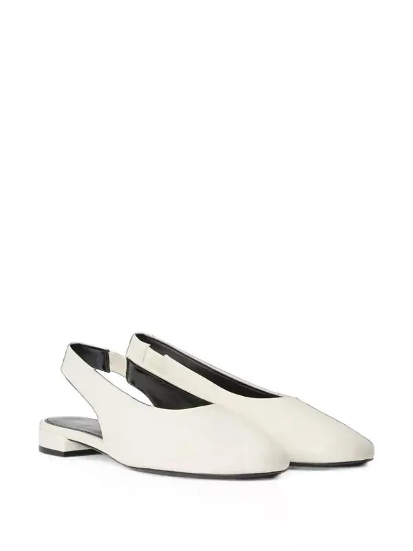 STUART WEITZMAN Lenny Leather Slingback Pumps