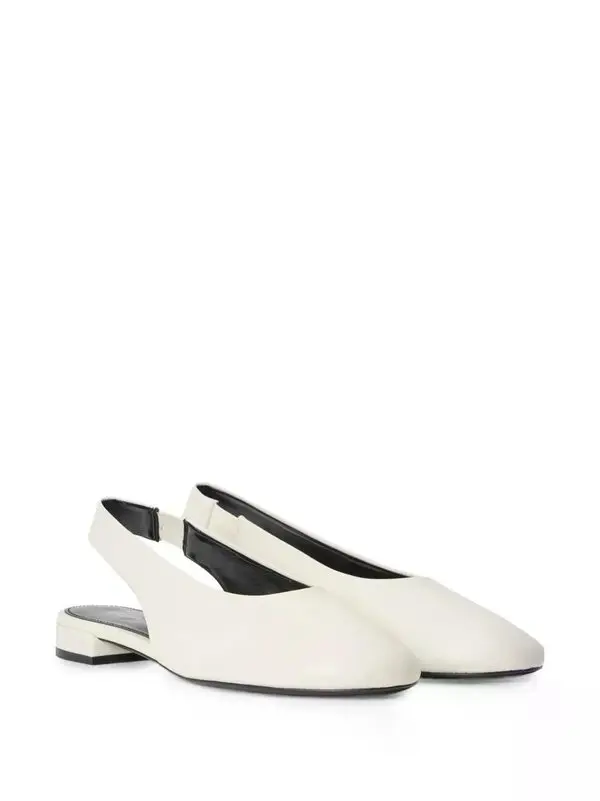 STUART WEITZMAN Lenny Leather Slingback Pumps