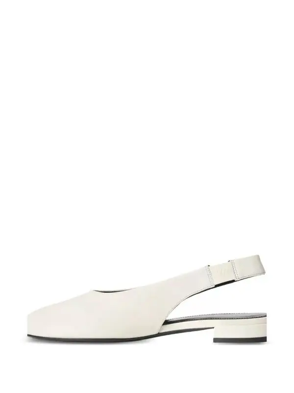 STUART WEITZMAN Lenny Leather Slingback Pumps
