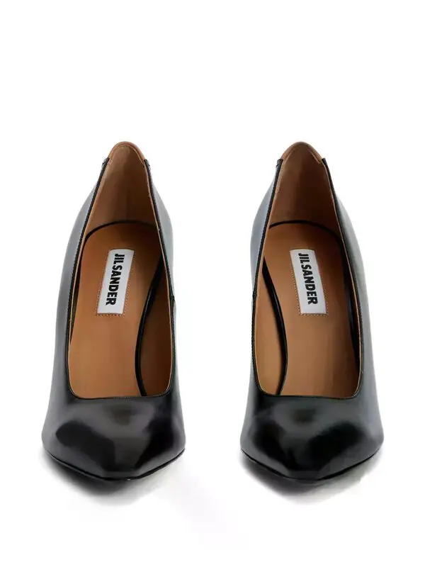 JIL SANDER Pointed-toe V-shaped Back Pumps