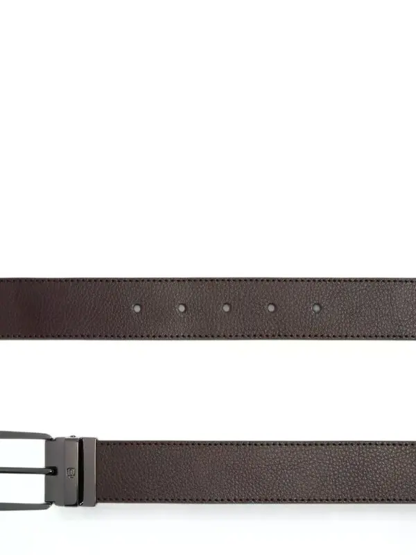 PIQUADRO Reversible Leather Belt - Brown