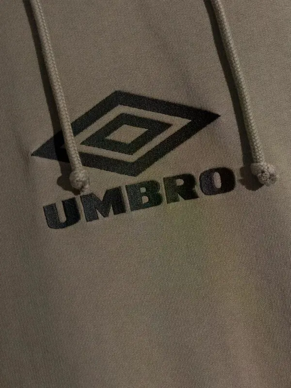 UMBRO Logo-embroidered Drawstring Hoodie